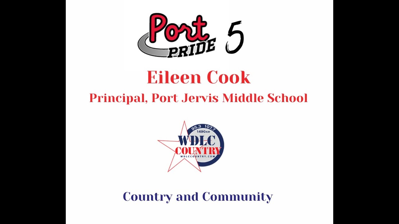 Eileen Cook, Principal of the Port Jervis Middle School visits with ...
