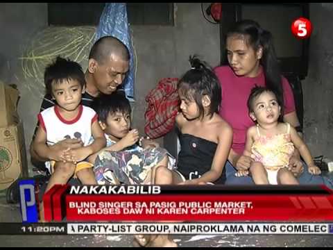 News5E | FILIPINO BLIND SINGER - YouTube