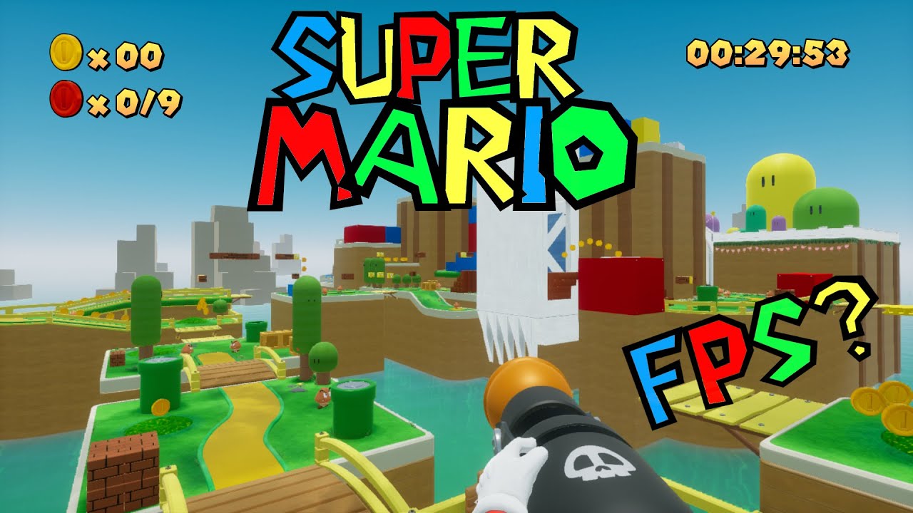 Super Mario Bros... FPS? by SpectroxRB - YouTube