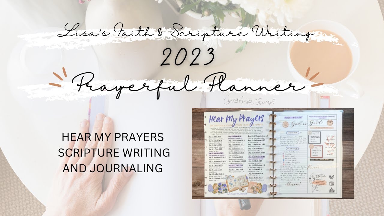 Scripture Writing and Journaling Prompt || Prayerful Planner || Hear My ...