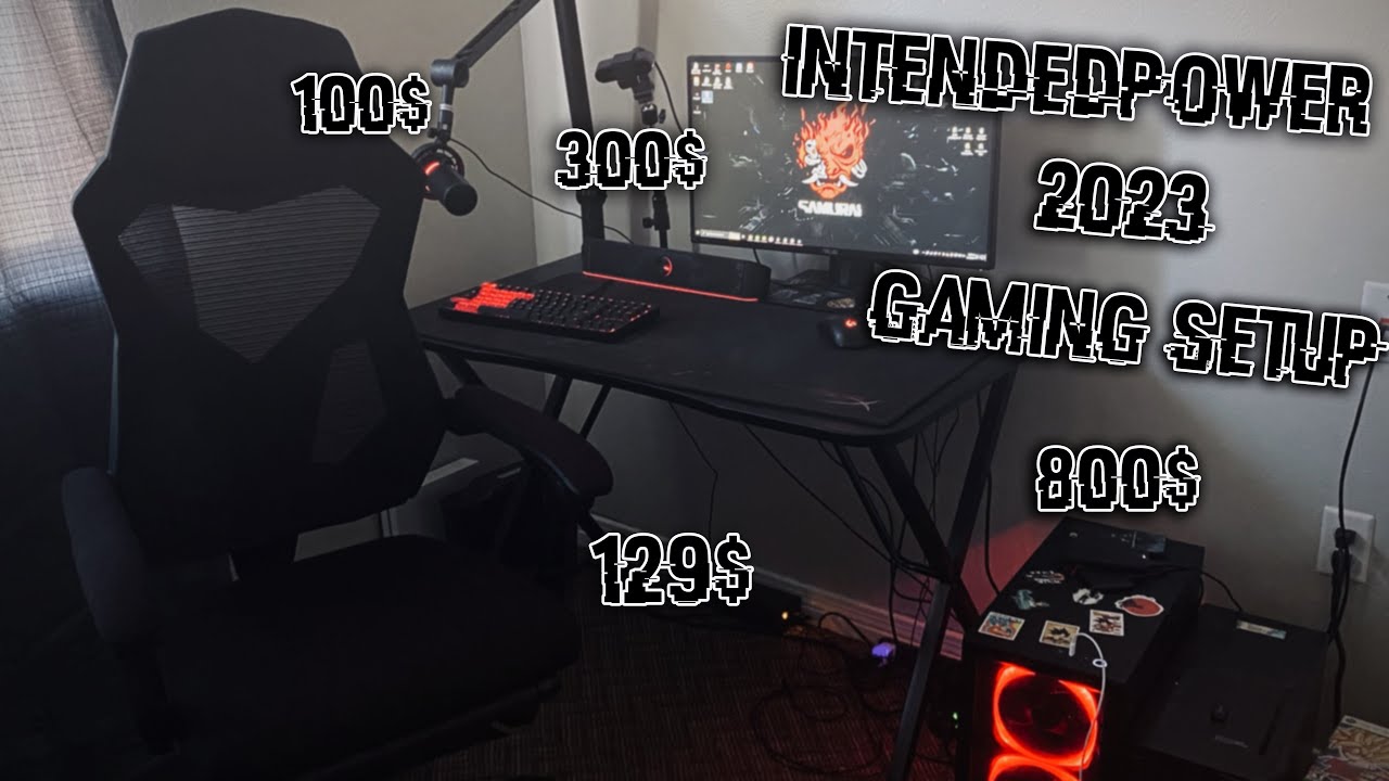 IntendedPower 2023 Gaming Setup 🖥️ (Fortnite, Call Of Duty 18-Year-Old ...