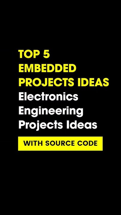 5 Unique Embedded Project ideas for Final Year Electronics Engineering ...