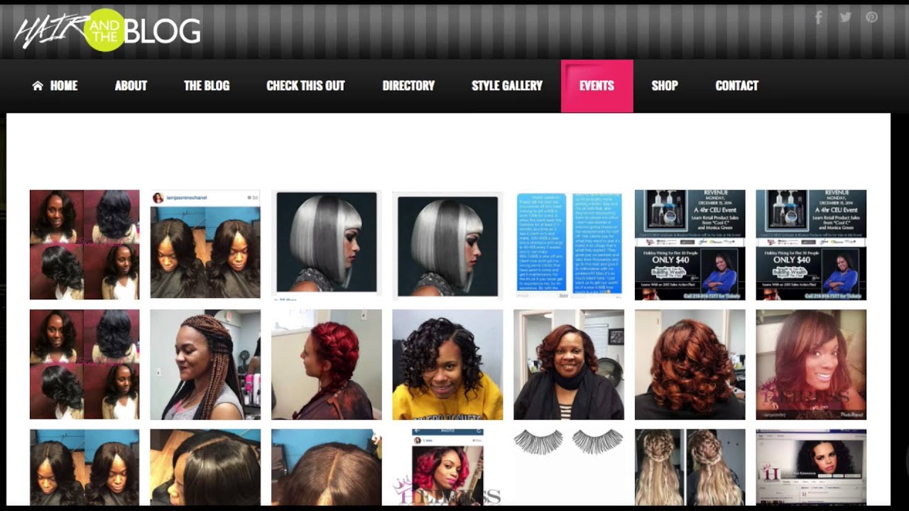 HAIR AND THE BLOG WEBSITE TUTORIAL - YouTube
