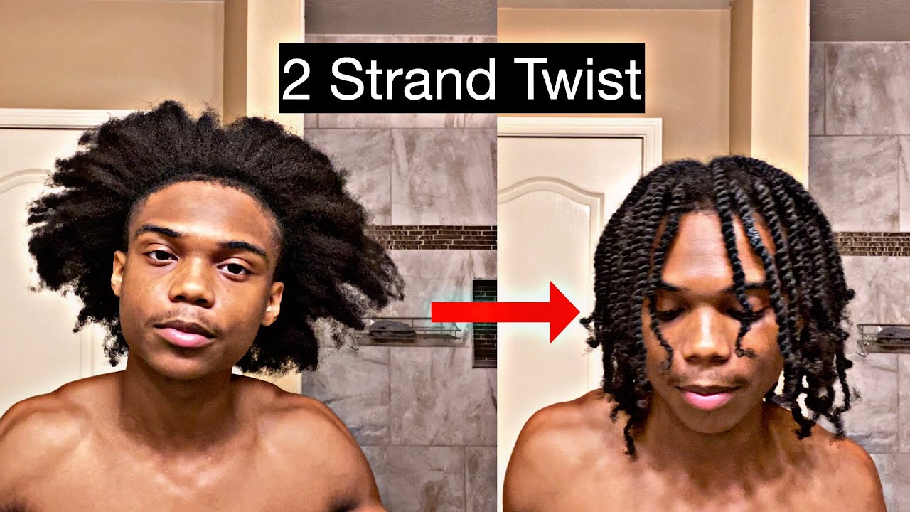 Easy 2 Strand Twist Tutorial‼️How To Twist Your Hair - YouTube