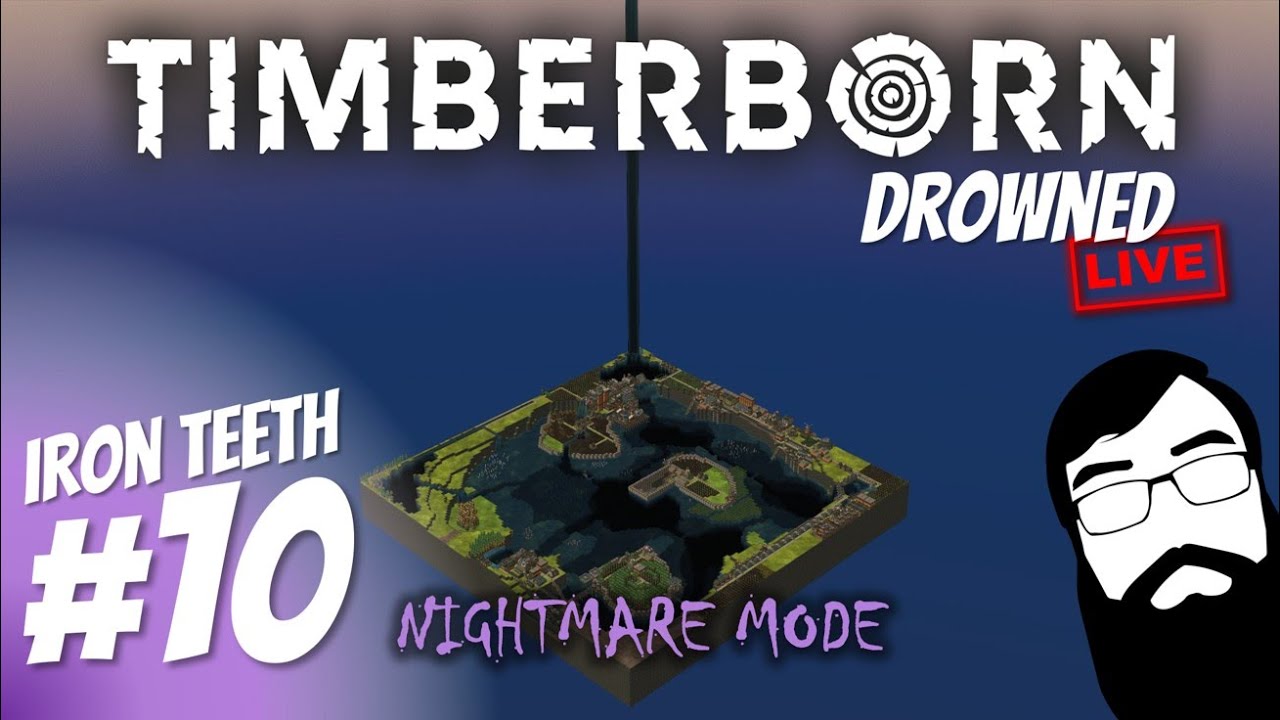 Timberborn LIVE! Drowned Nightmare Mode Resuscitation Episode 10 - YouTube