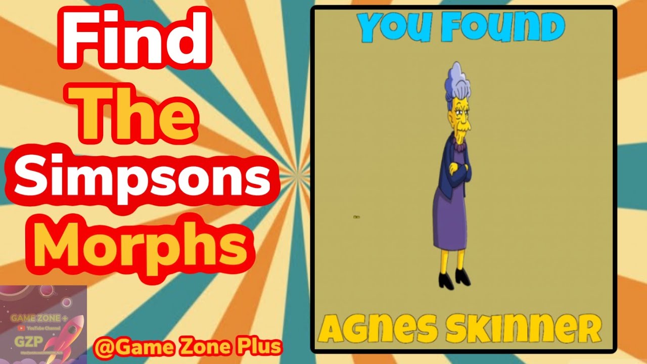 How to find “Agnes Skinner” Morph in Find the Simpsons Game. #roblox # ...