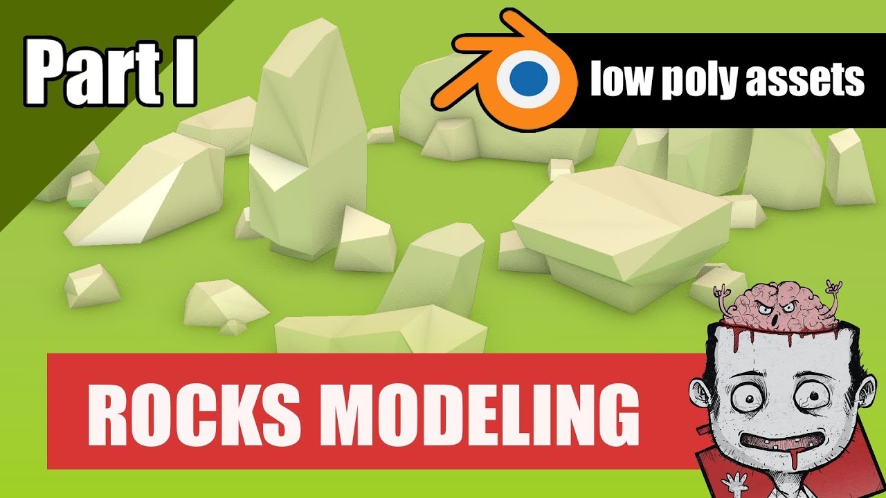 Blender low poly assets creation- PART 1 [Rocks modeling] - YouTube