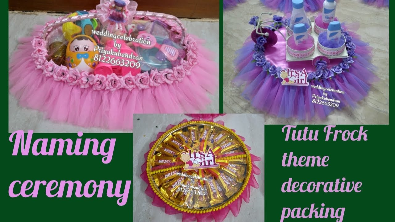 Naming ceremony gift packing ideas - YouTube