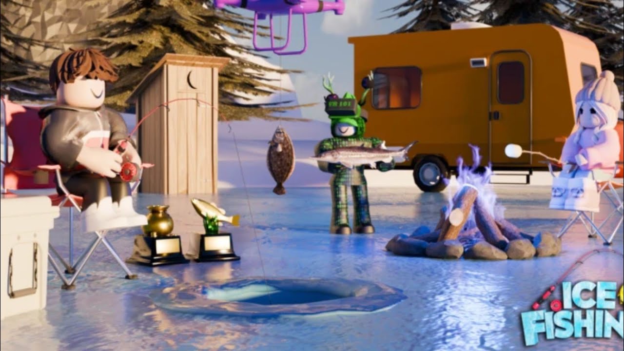 ENORME INVERSIÓN _ ICE FISHING SIMULATOR _ Roblox (3) PS5 _ Español ...