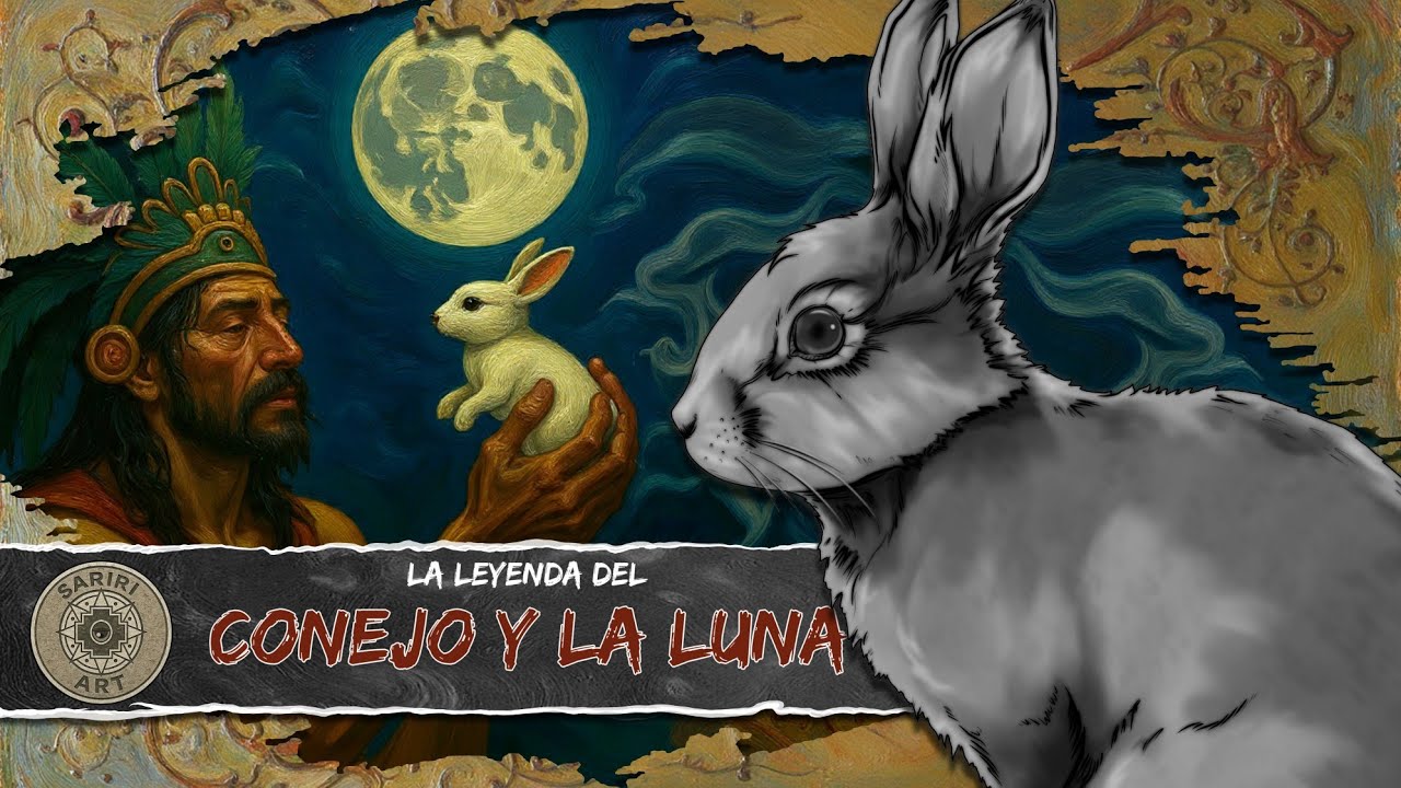 LA LEYENDA DEL CONEJO EN LA LUNA (sariri art) QUETZALCÓATL Y EL CONEJO ...