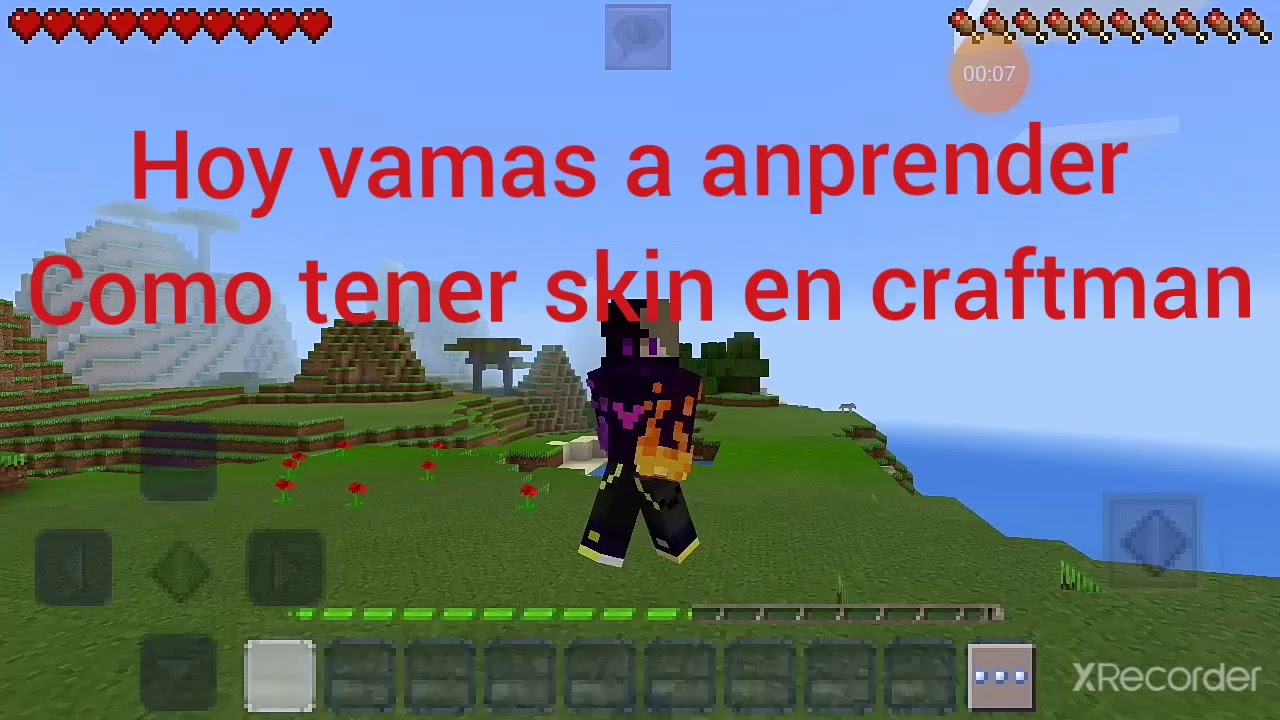 como tener skins en craftman - YouTube