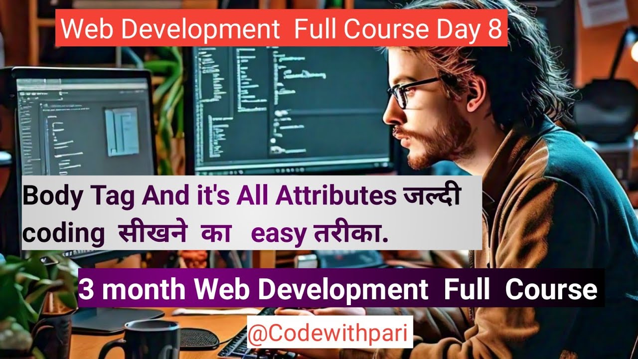 Body Tag All Attributes ||Web Development Full Course ||Html and Css ...