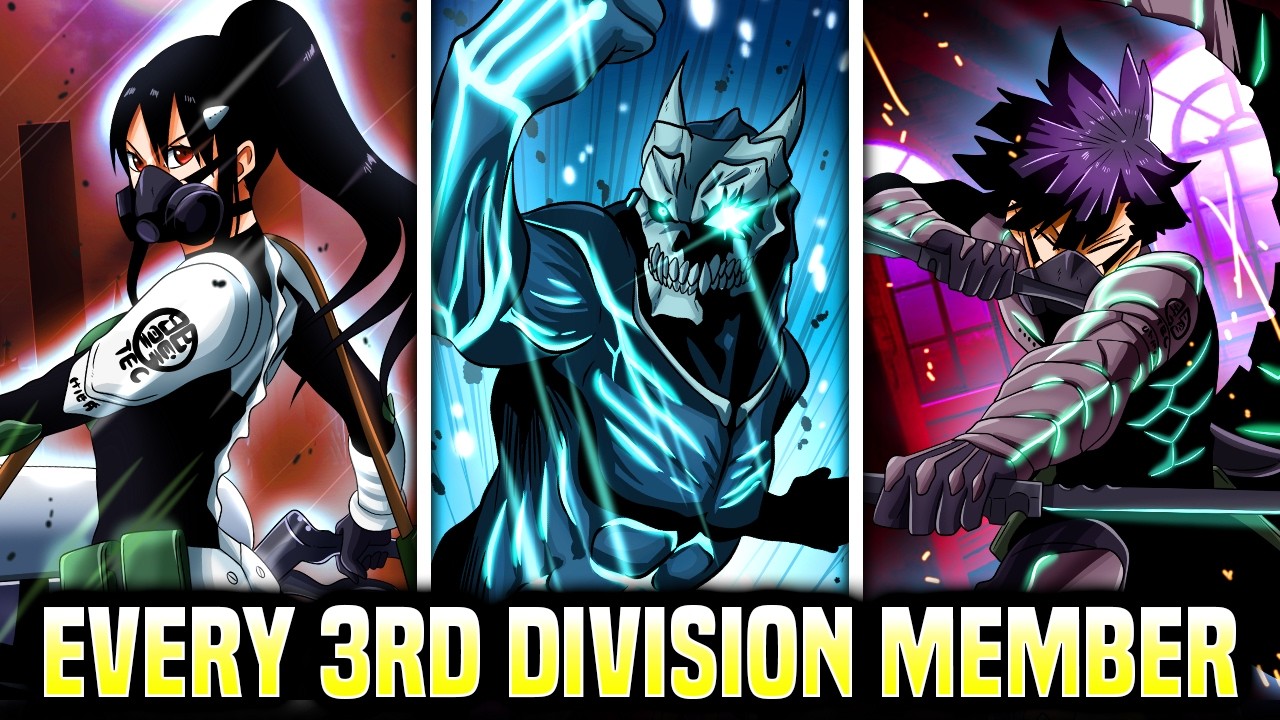 EVERY Third Division Member In Kaiju No 8 Explained! - YouTube