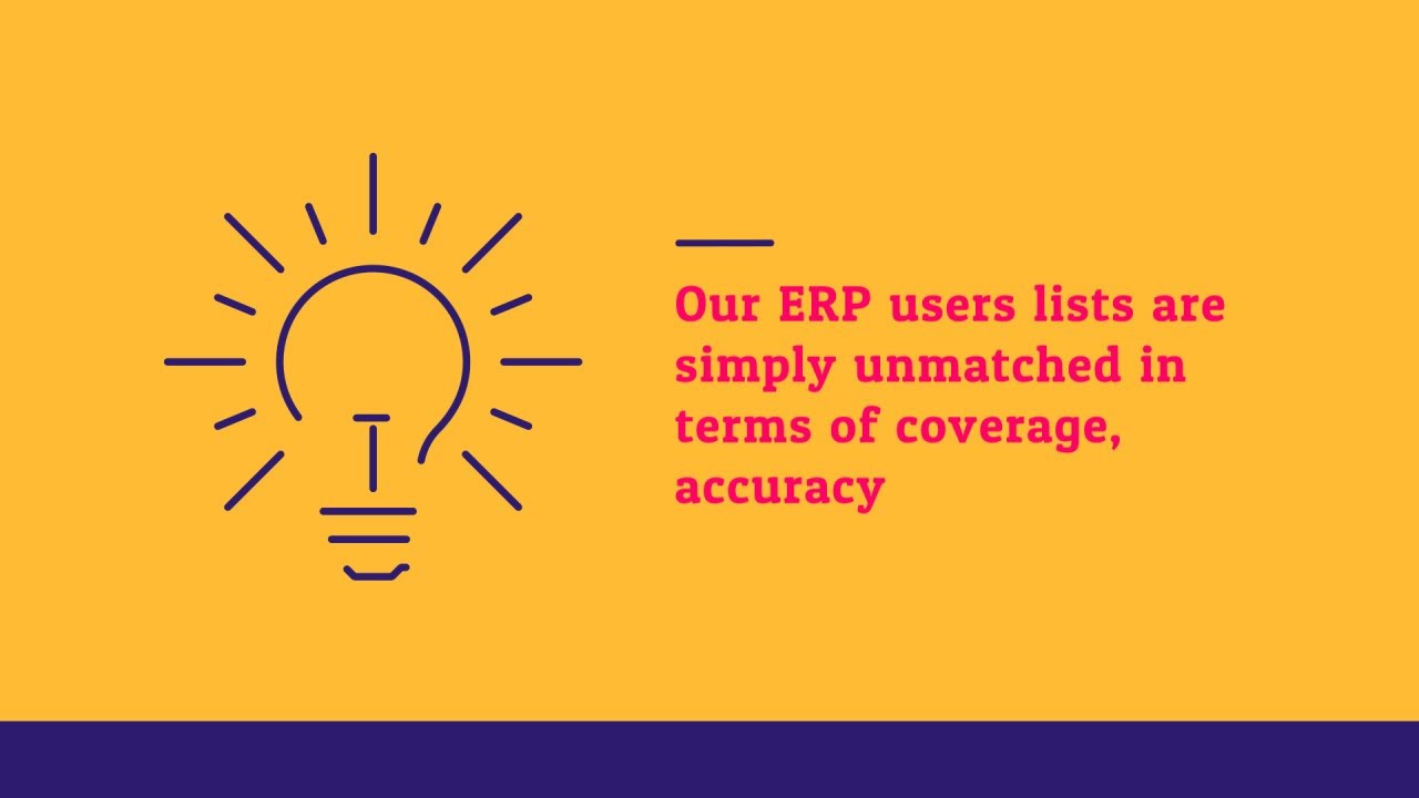 Accurev ERP Technology Users Email Database Providers - YouTube