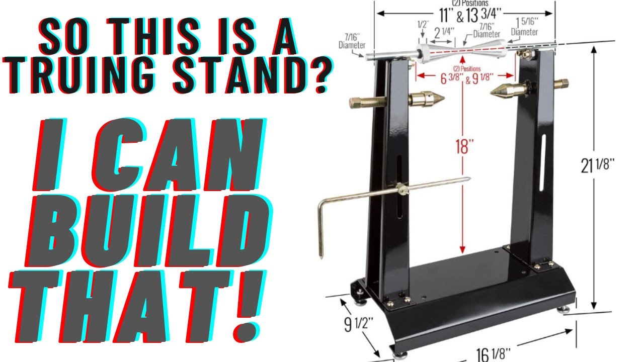 truing stand build - for rebuilding/striating spoked wheels - YouTube