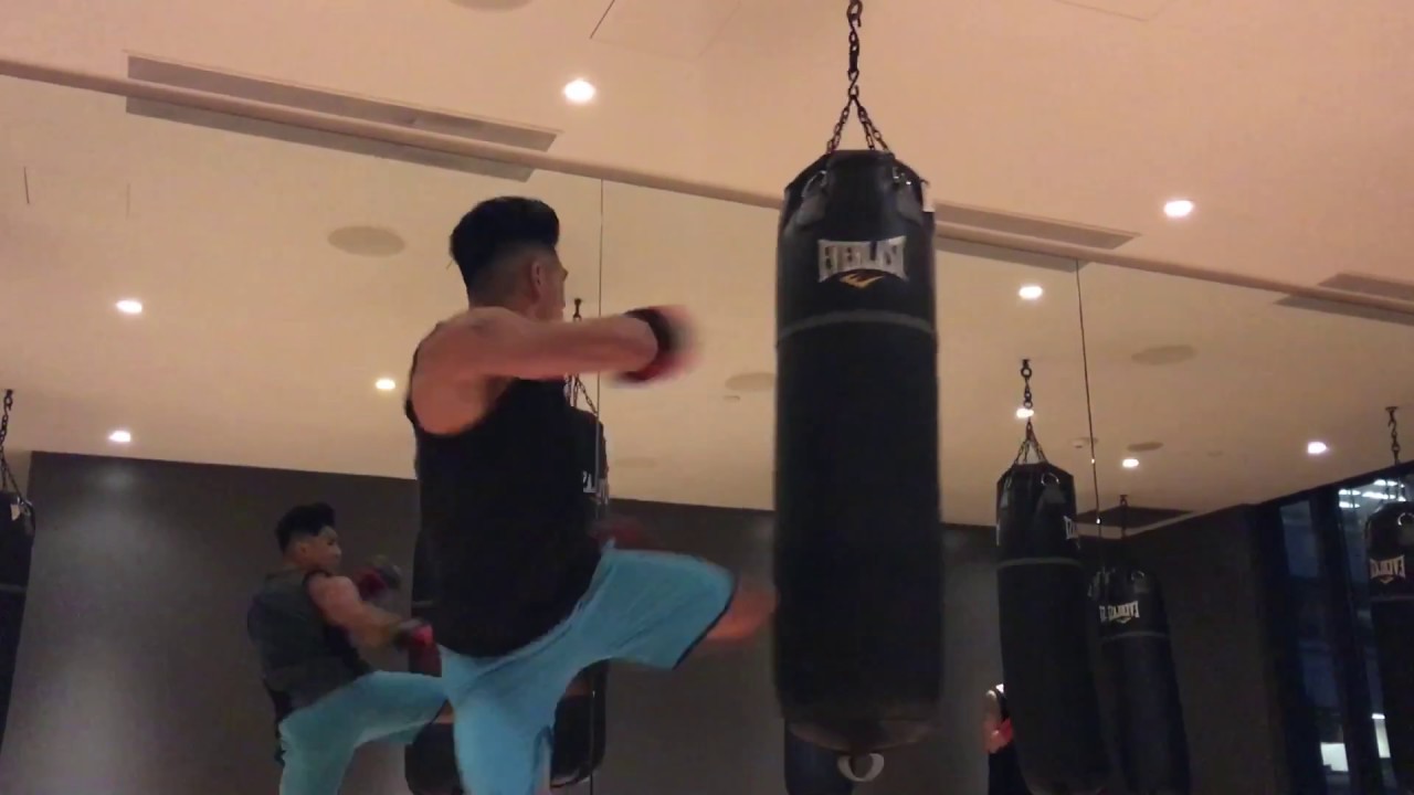 Kickboxing workout at Equinox Vancouver - YouTube