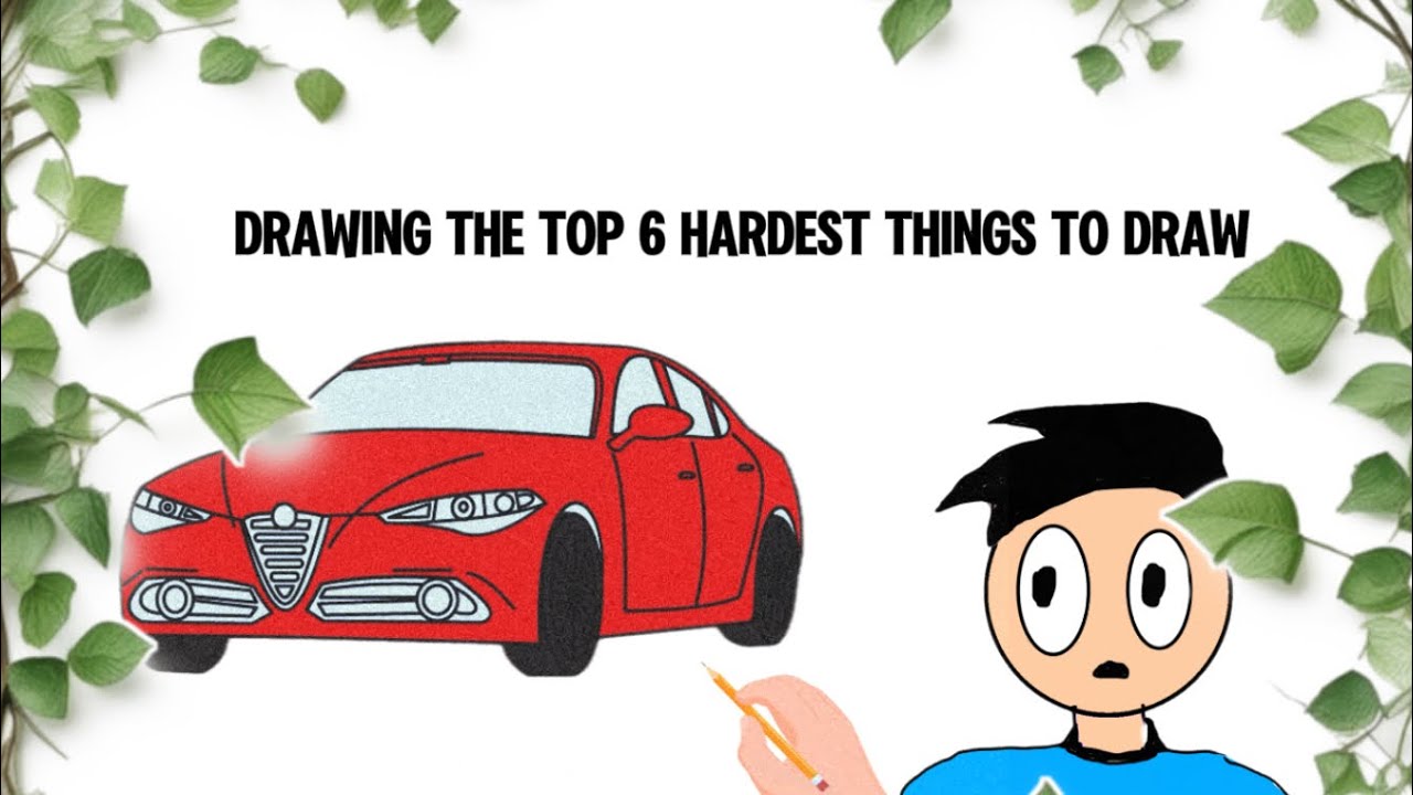 Drawing the top 6 hardest things to draw credits too: Viyaura - YouTube