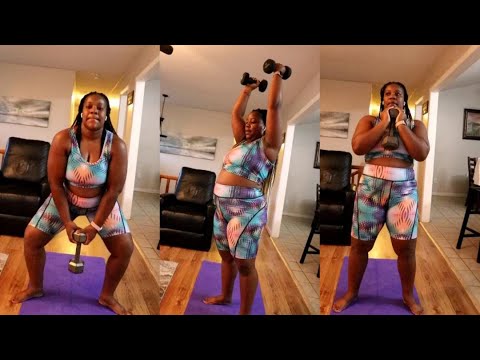 FULL BODY STRENGTH WORKOUT USING DUMBBELLS | WORKOUT TO HEATHER ...
