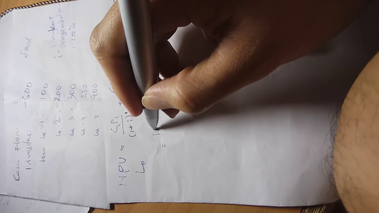 Cara Perhitungan Net Present Value (NPV) - YouTube