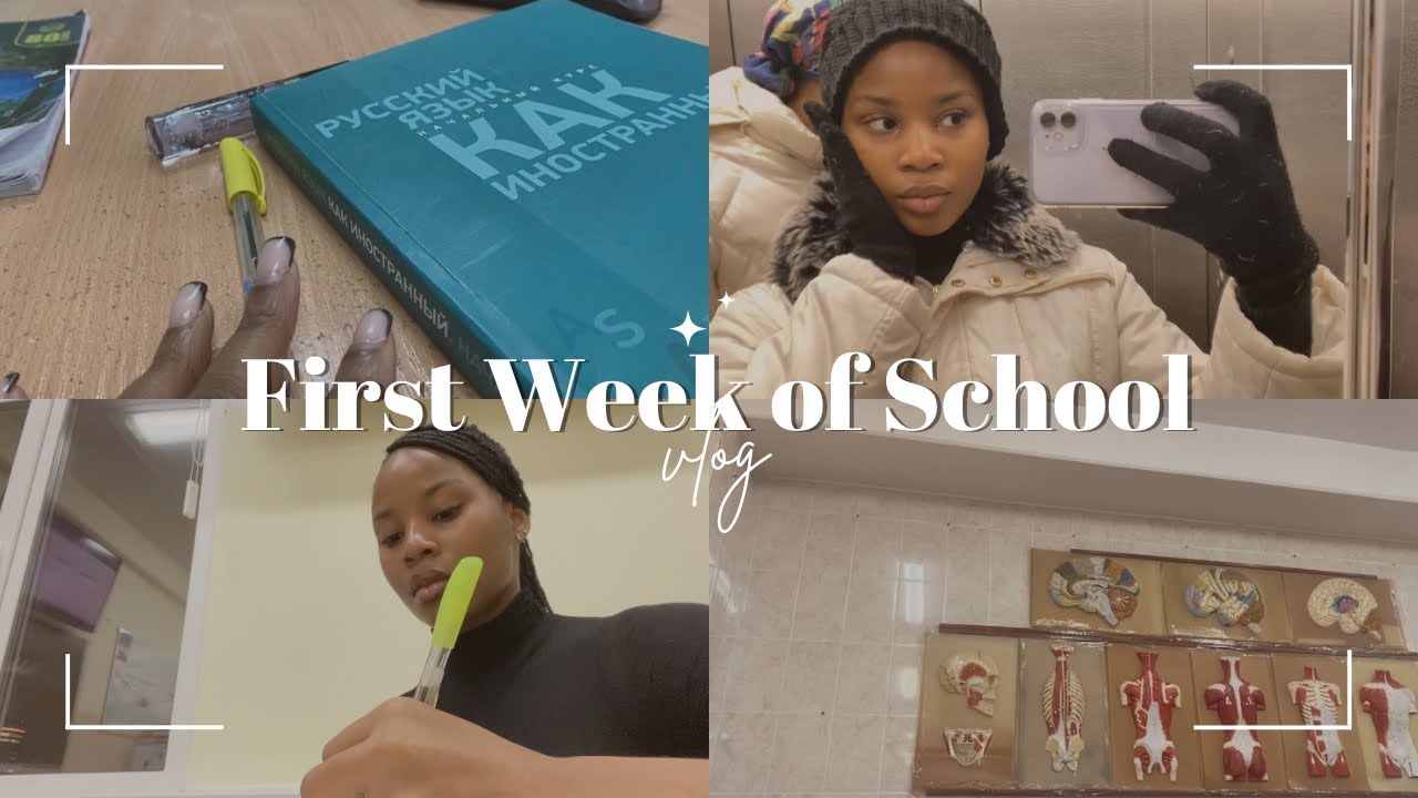 First Week Of School As An International Medical Student || Vlog #1 ...