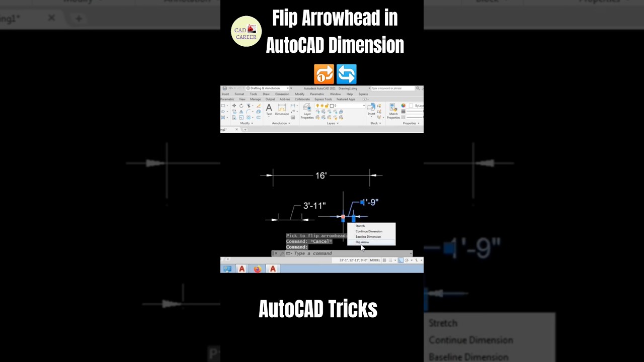 How To Flip Arrow In Autocad