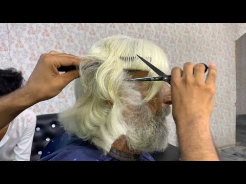 ASMR BARBER 💈 Old Man Hair Transformation - YouTube
