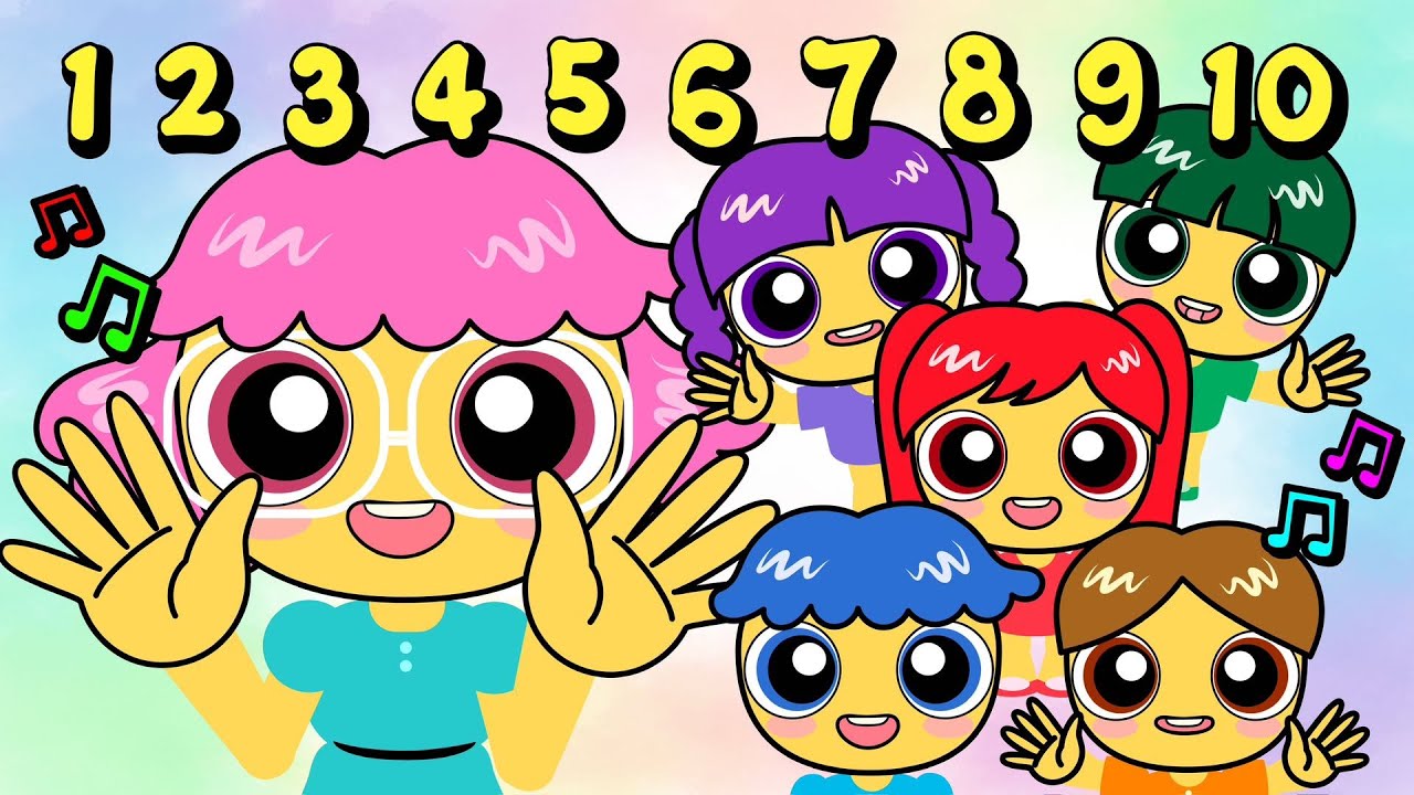 10 Counting Fingers Song for Kids #AwesomeKidsSongs - YouTube