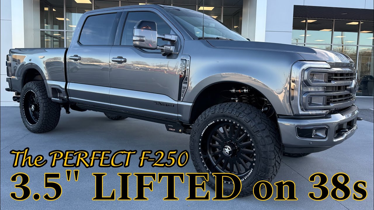 The PERFECT SUPER DUTY! 2024 Akins Ford F250 LIMITED LIFTED on 38s & 24s - YouTube