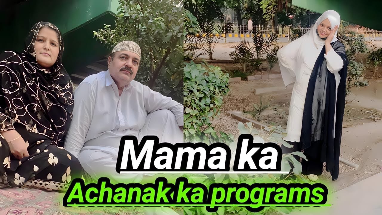 Mama ka achanak ka programs 🥰 ️special nashta ️@Channufamilyvlogs-01 ...