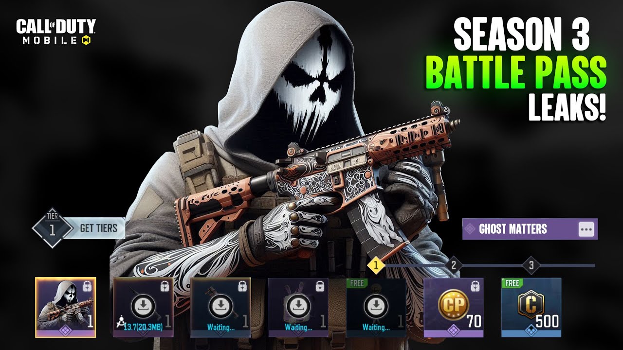 Season 3 Battle Pass Theme Leaks CODM - Characters & Guns COD Mobile ...