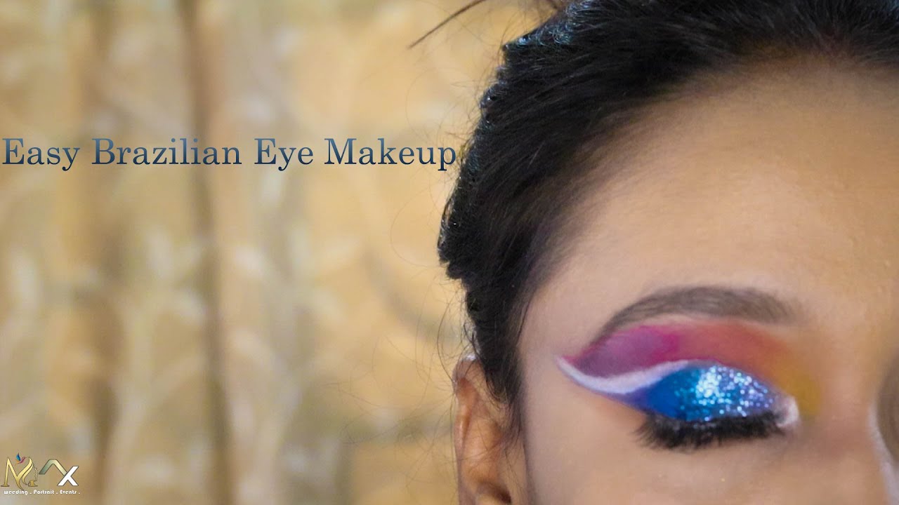 🌼Brazilian Eye Makeup | When Your Eyes are Closed You look🌼 - YouTube