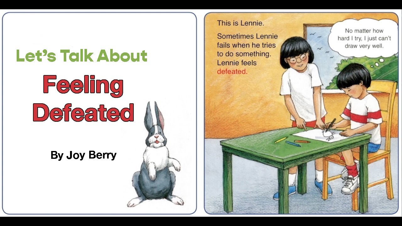 📕Kids Audio Read Along Picture Book: Overcome Feeling Defeated/Joy ...