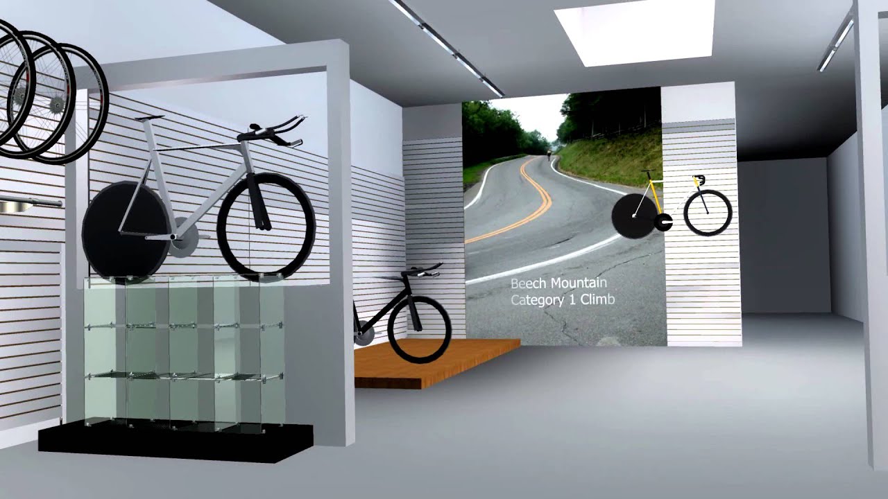 Slatwall Bike Shop Store Displays.avi - YouTube