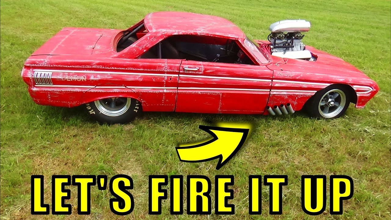 Red Hot 64 Falcon Rat Rod 496 Stroker - Fire It Up - YouTube