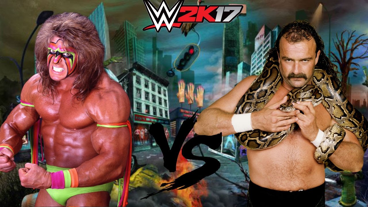 WWE 2K17 The Ultimate Warrior vs Jake Roberts - YouTube