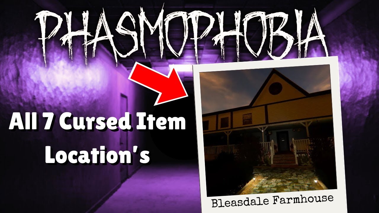 All 7 Cursed Item Location's On Bleasdale Farm (UPDATED MAP ...