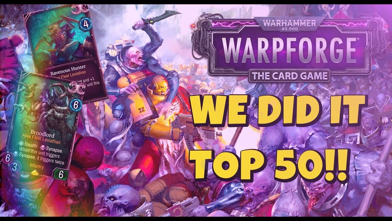 Tyranids Top 50 Deck Warhammer Warpforge - YouTube