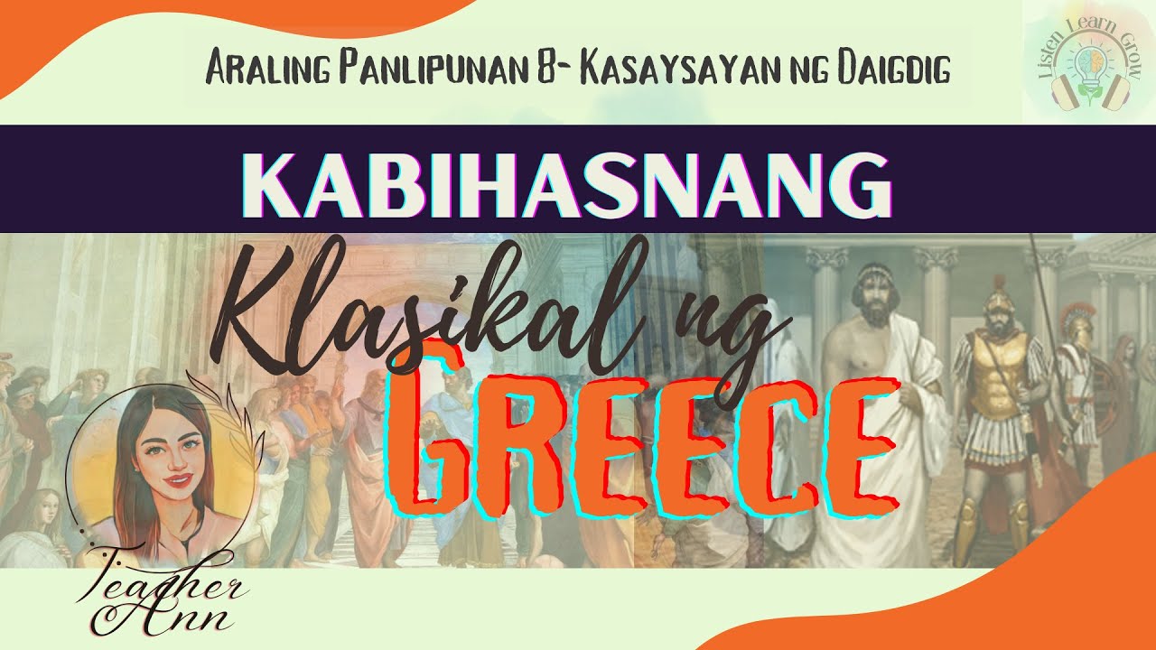 Educational Video : Kabihasnang Klasikal ng Greece - YouTube