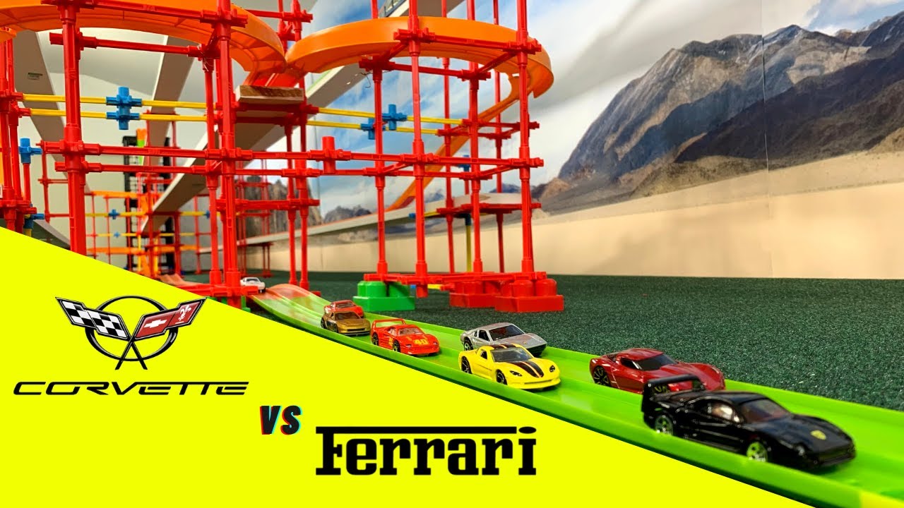 HOT WHEELS DIECAST CARS TOURNAMENT SUPER TRACK RACING ! - YouTube