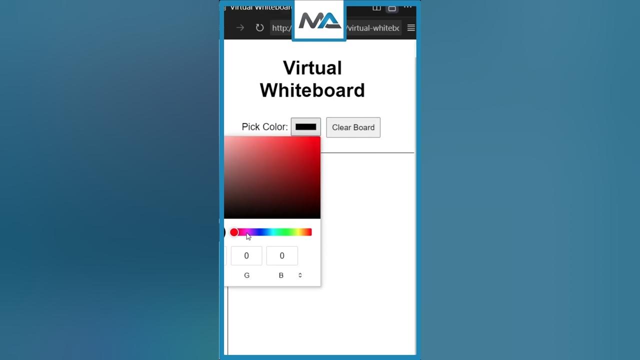 🖌️ Build a Virtual Whiteboard in 60 Seconds! ⏱️ (HTML, CSS, JavaScript) #shorts - YouTube