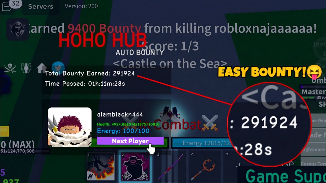 Blox Fruits - Accurate Auto Farming Bounty Script! - YouTube