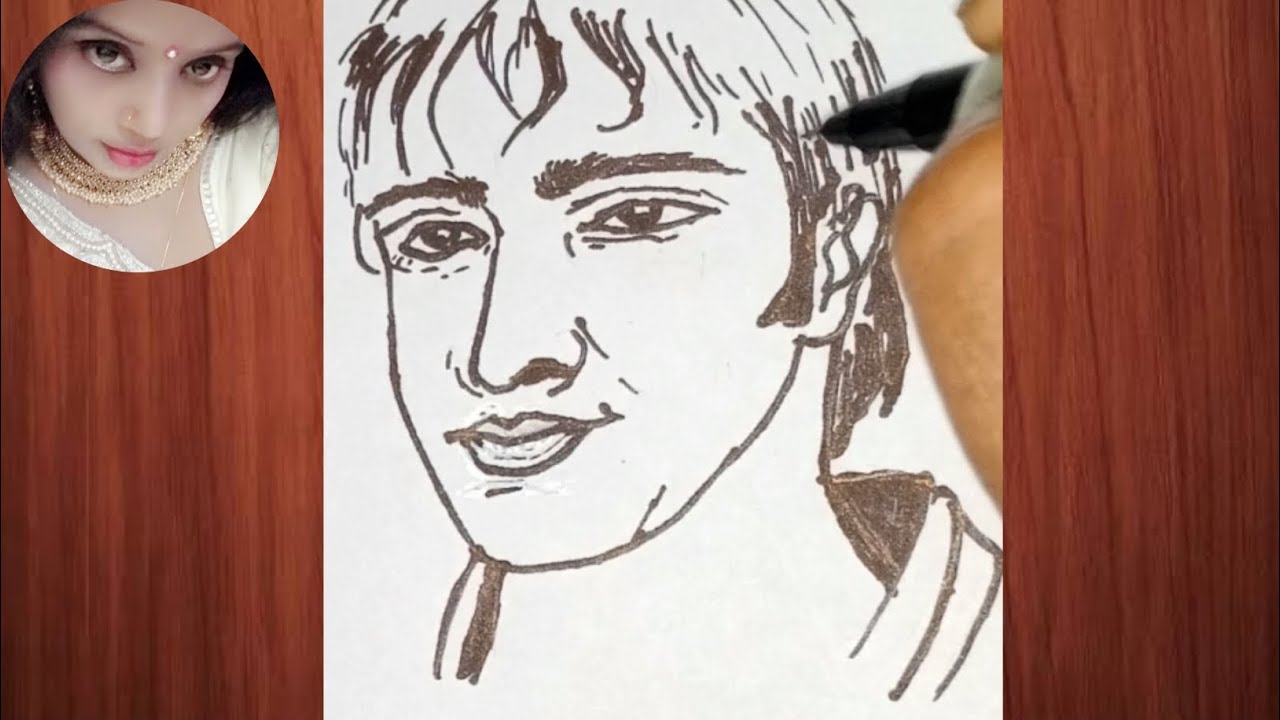 Boy drawing easy/ how to draw a boy easy step by step - YouTube