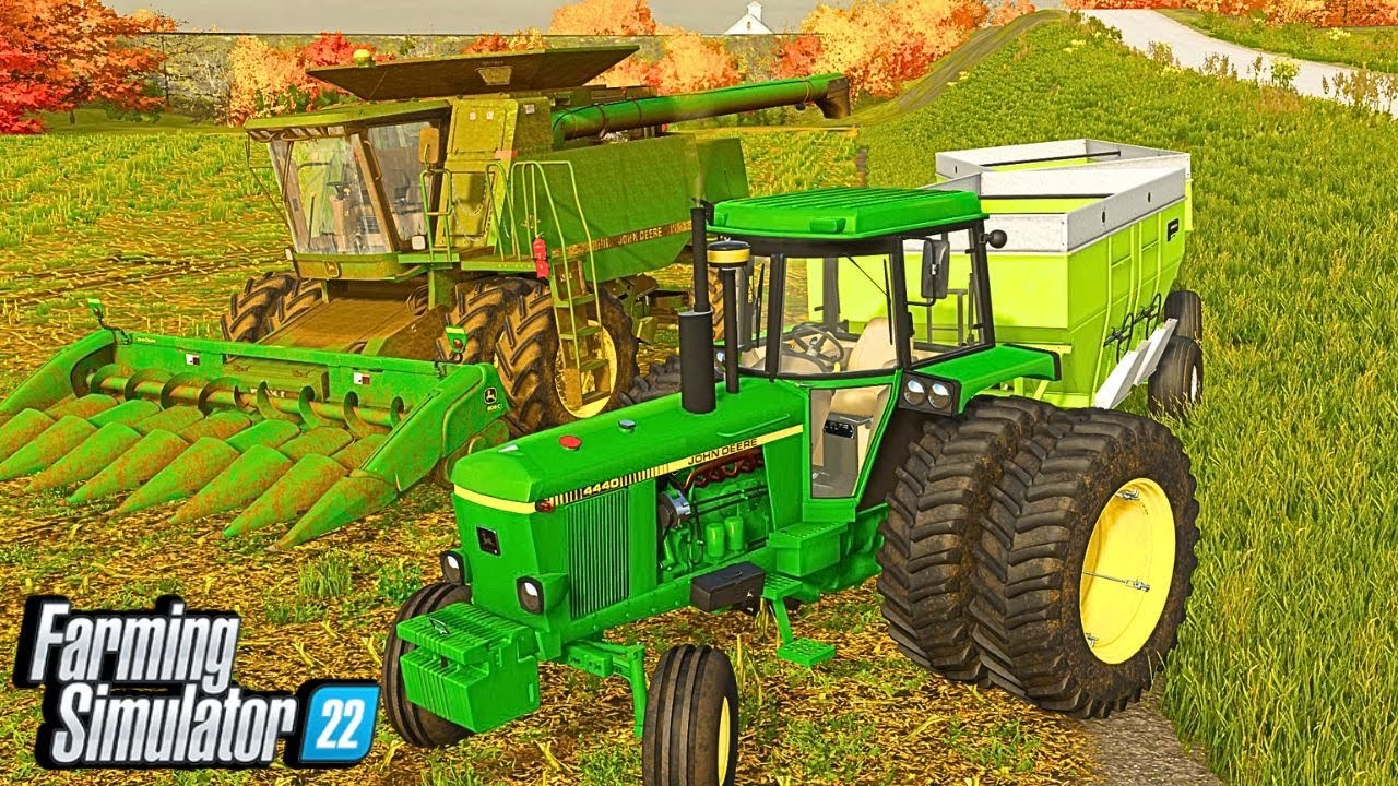I Harvest My First Field? | Farming Simulator 22 - YouTube