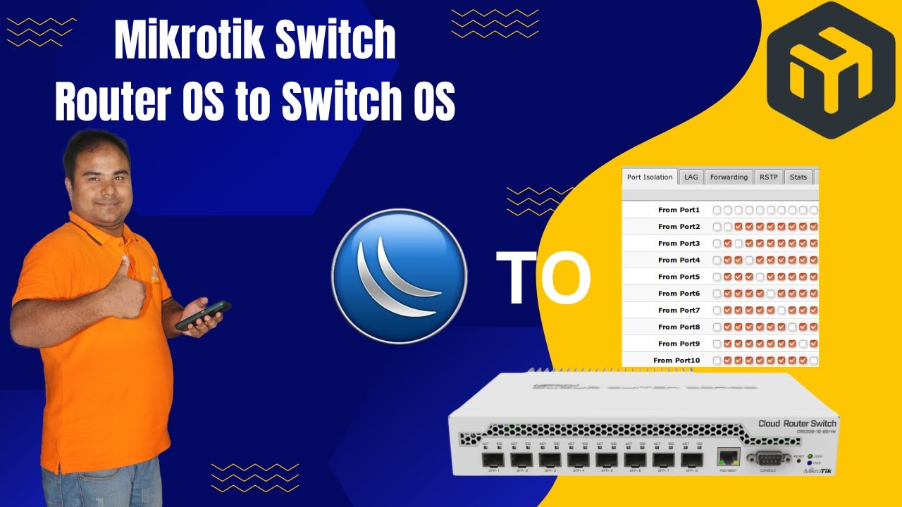 How to Change RouterOS to SwOS on Mikrotik CRS309 1G 8S+ IN - YouTube