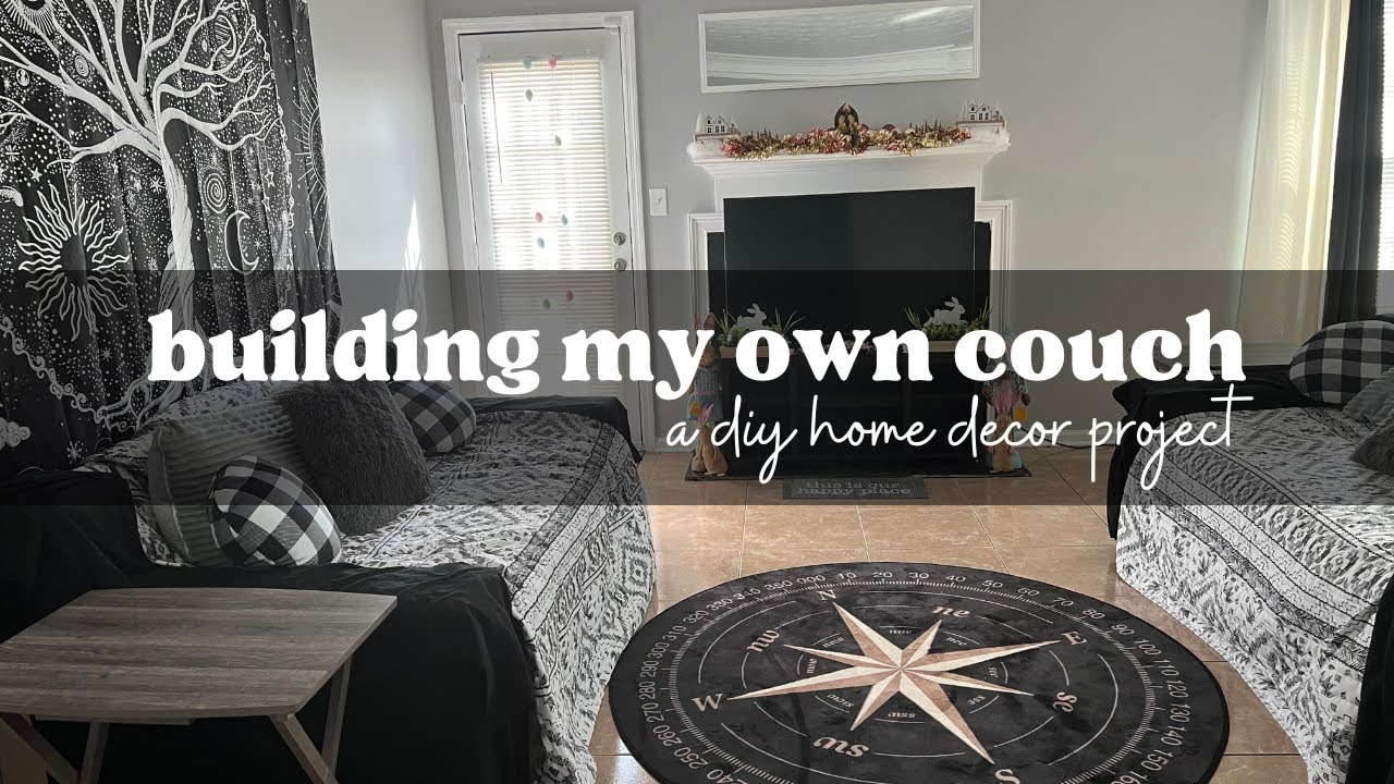 Building My Own Couch: A DIY Home Decor Project - YouTube