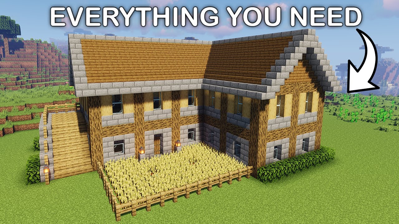 Minecraft: Ultimate Survival House Tutorial🏠 - YouTube