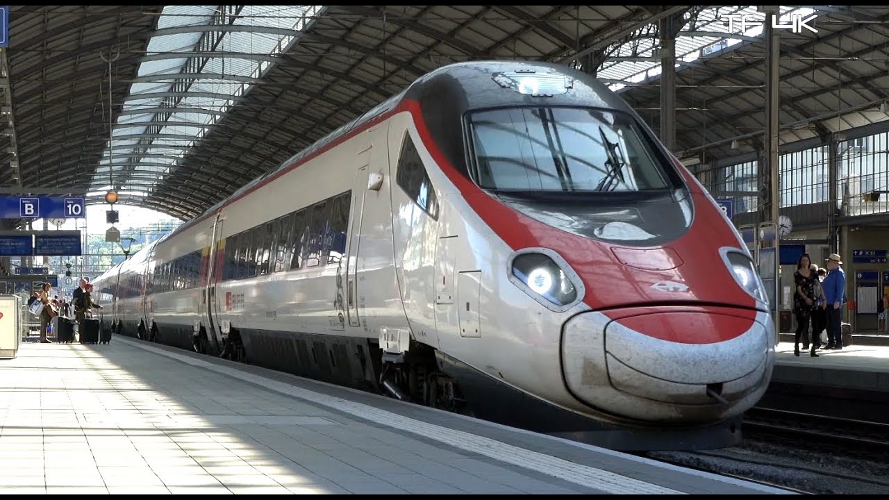 EC 52 nach Basel - Frankfurt am Main , Astoro ETR 610 in Olten - YouTube