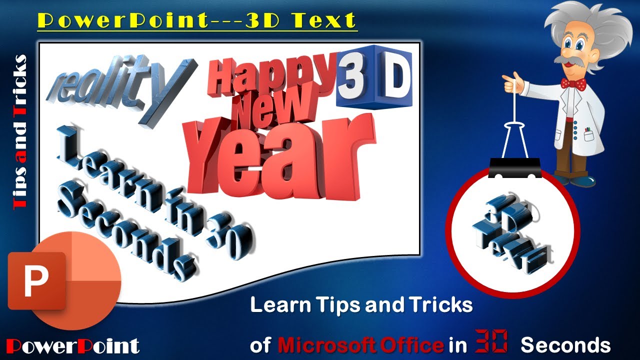 3D Text PowerPoint How To Insert 3D Text In PowerPoint Cool 3d-text-powerpoint-how-to-insert-3d-text-in-powerpoint-cool