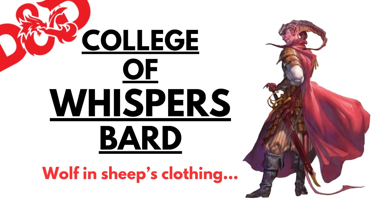 The Whispers Bard Is A Bit Sinister... But Also Great With 2024 Rules ...