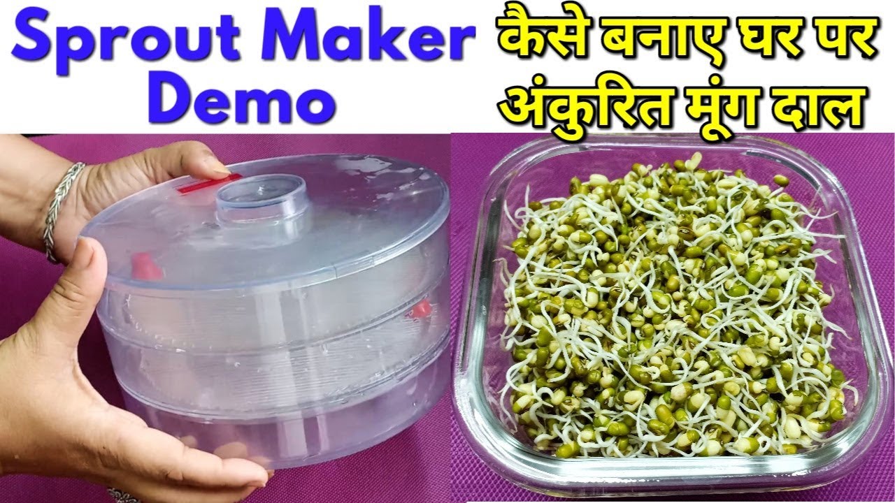 How to make Sprouts at home in Sprouts Maker / Sprout Maker Demo ...